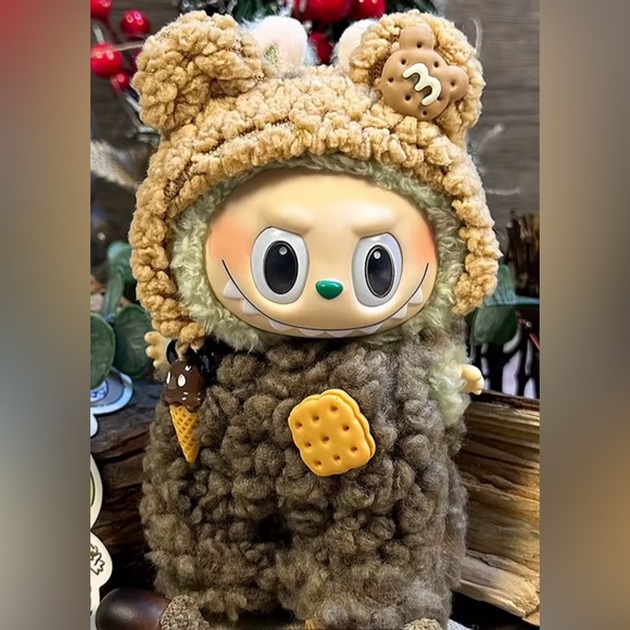 Toys | Cute Furry Labubu Outfit With Ice Cream And Cookie Designdoll ...